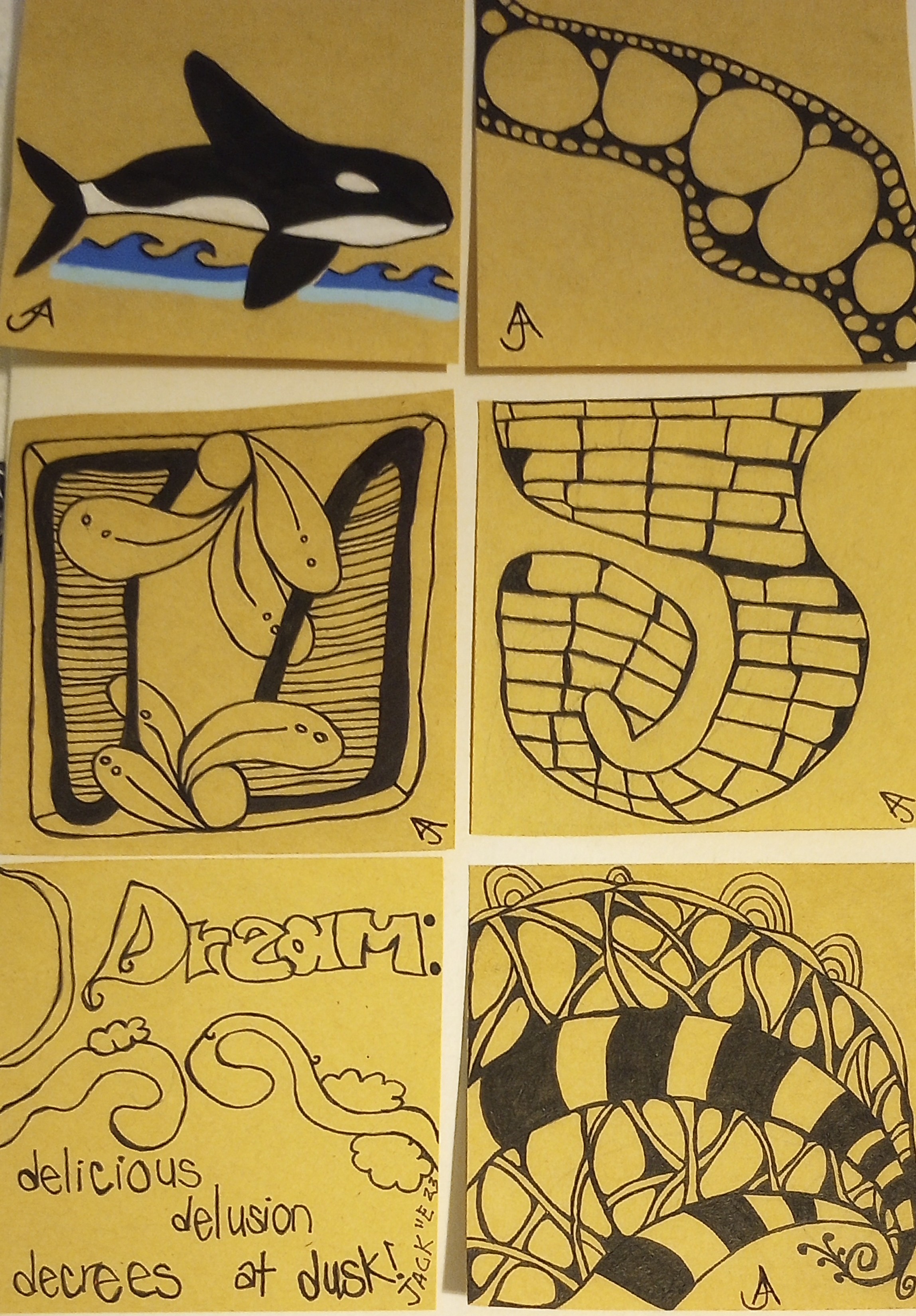 Sticky Note Doodles – My Etched Pulse