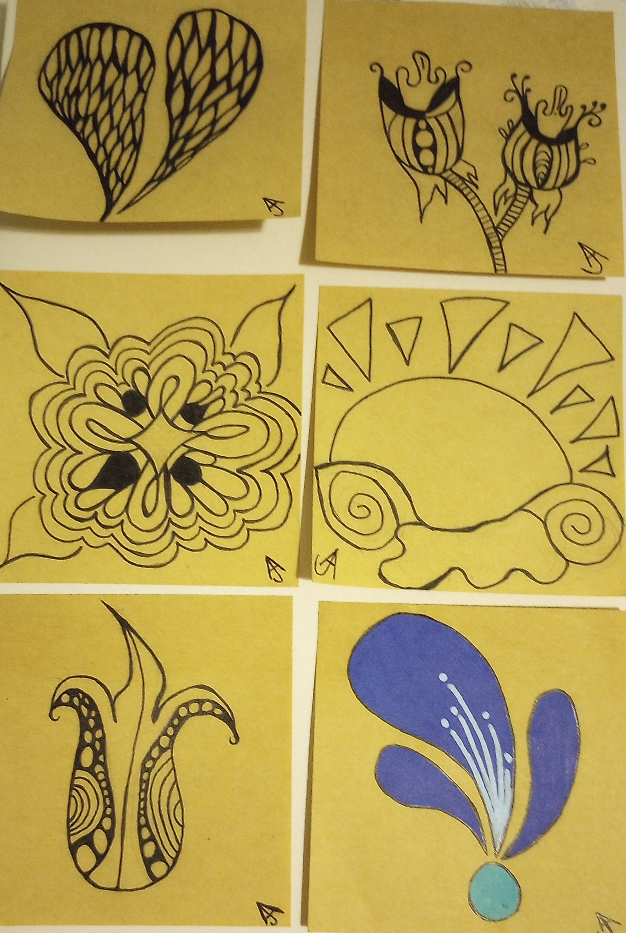 Sticky Note Doodles – My Etched Pulse